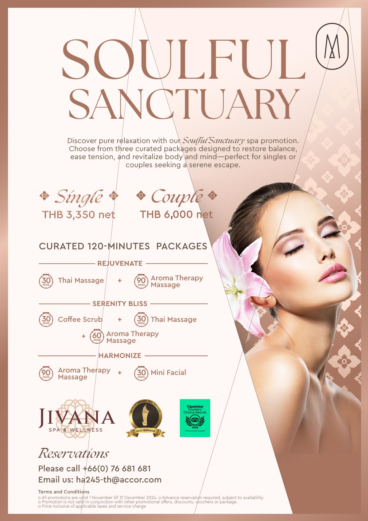 Jivana Spa Promotions | Offers | Avista Hideaway Phuket Patong