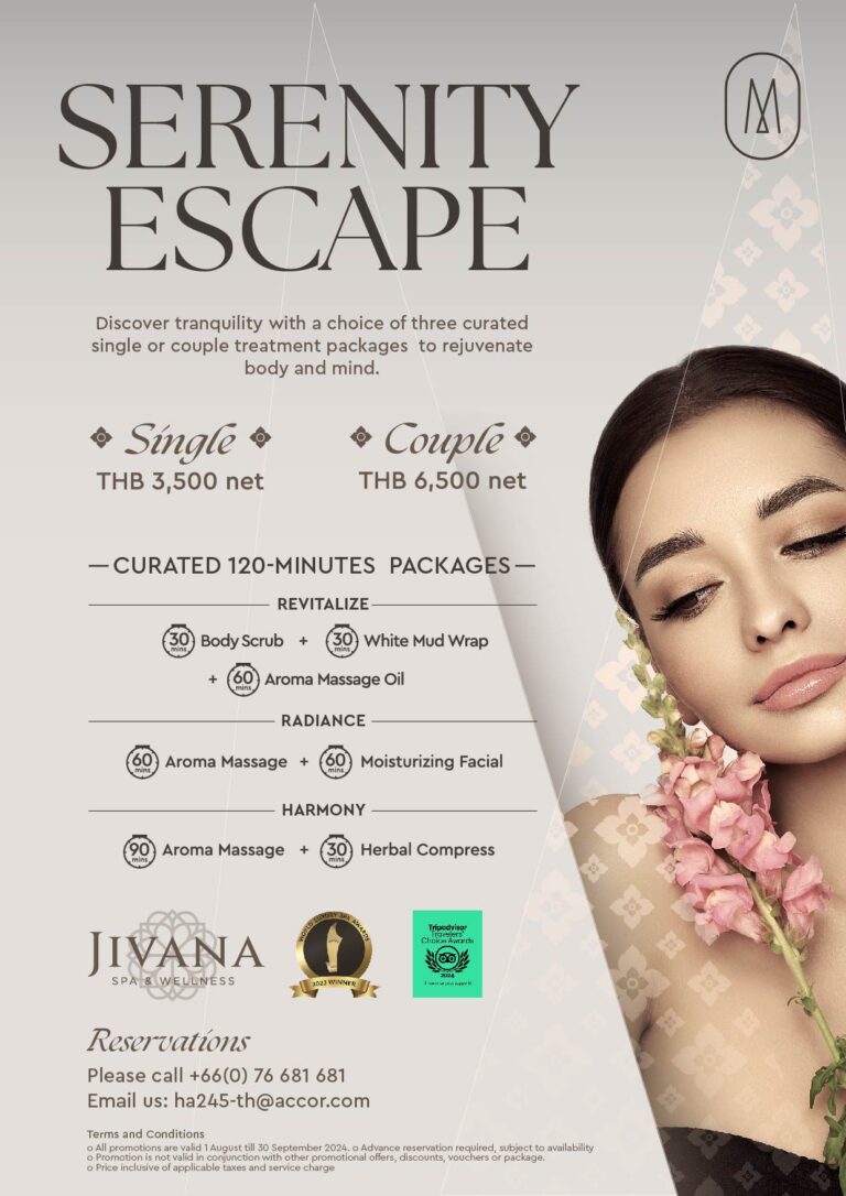 Jivana Spa Promotions | Offers | Avista Hideaway Phuket Patong